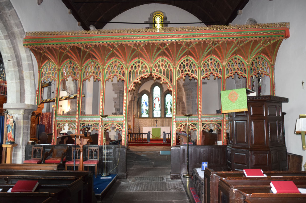 Usk - St Mary’s Benedictine Priory - Ancient and medieval architecture