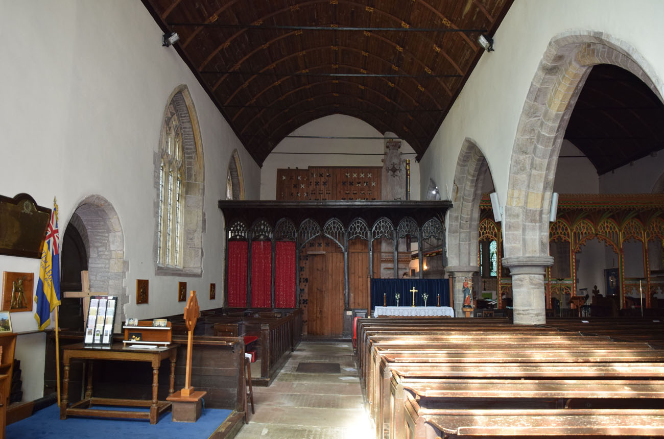 Usk - St Mary’s Benedictine Priory - Ancient and medieval architecture