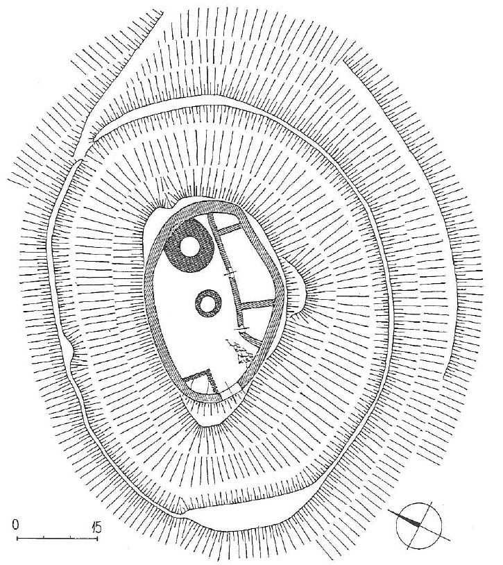 Obišovce - castle - Ancient and medieval architecture