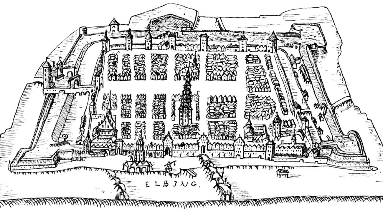 Elbląg - town defensive walls - Ancient and medieval architecture