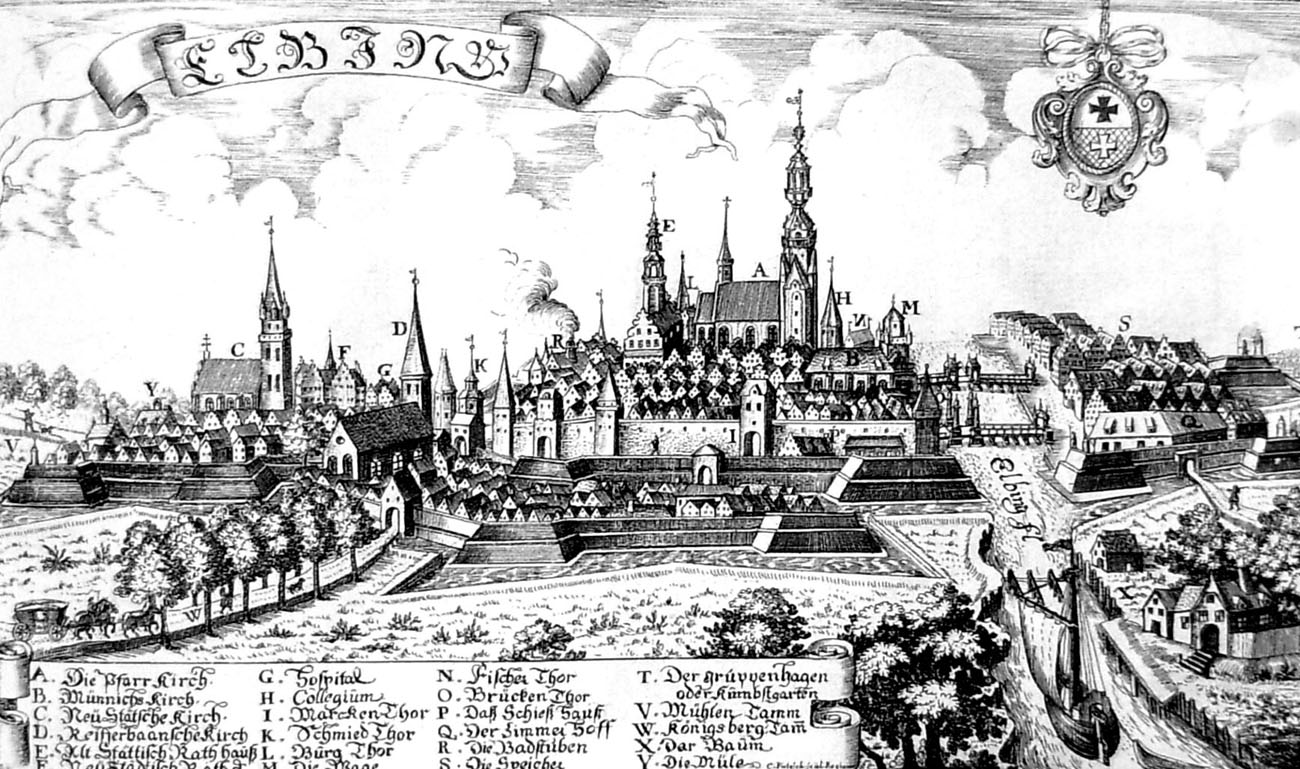 Elbląg - town defensive walls - Ancient and medieval architecture