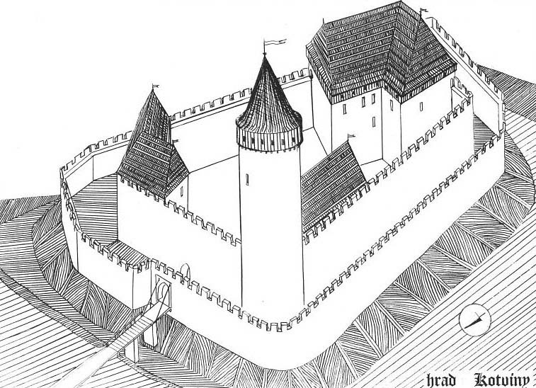 Klejštejn - zamek - Architektura średniowiecza i starożytności