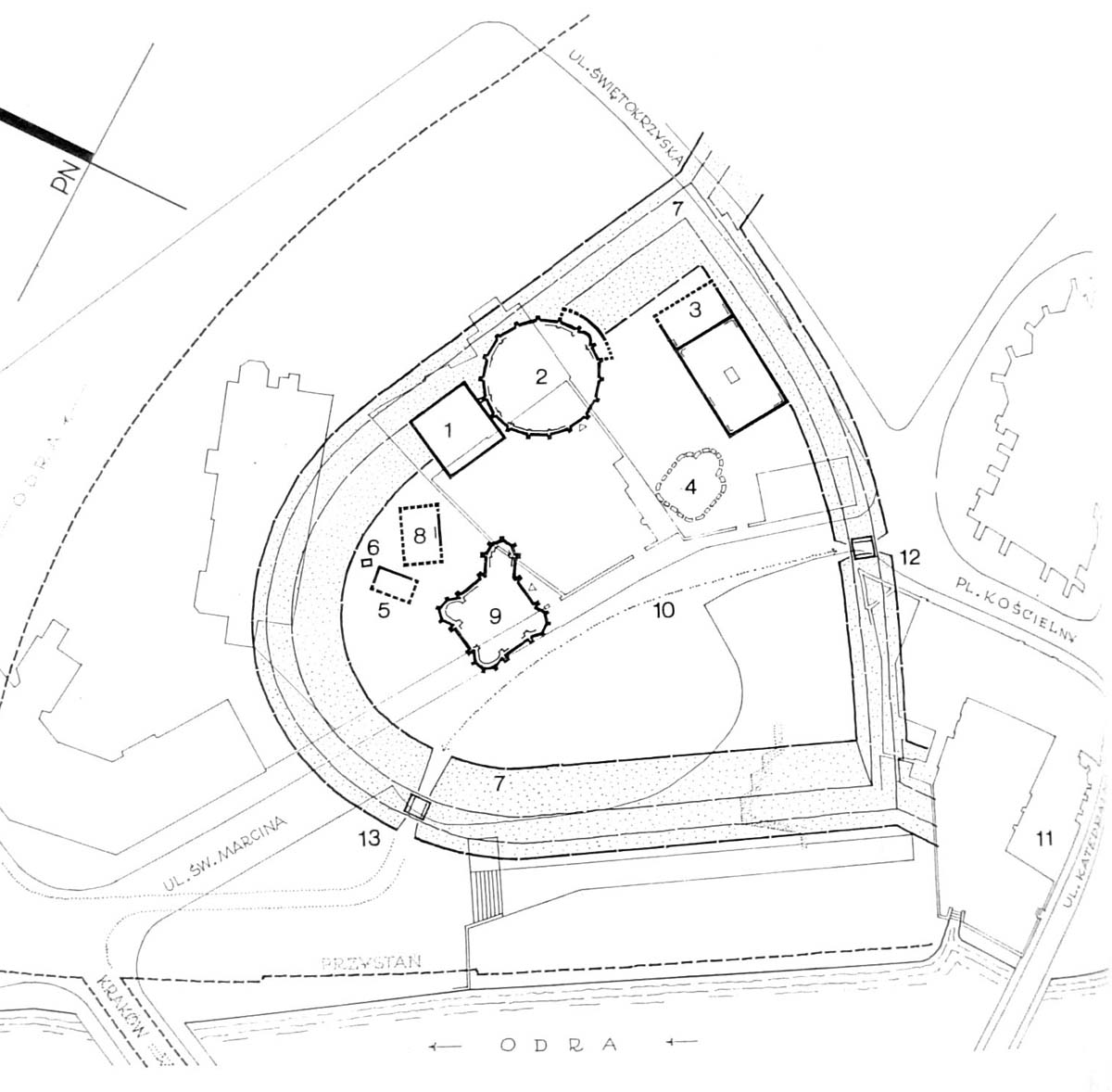 Wrocław - zamek na Ostrowie Tumskim - Architektura średniowiecza i ...