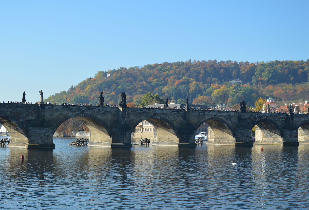 Praha - Most Karola - Architektura średniowiecza i starożytności