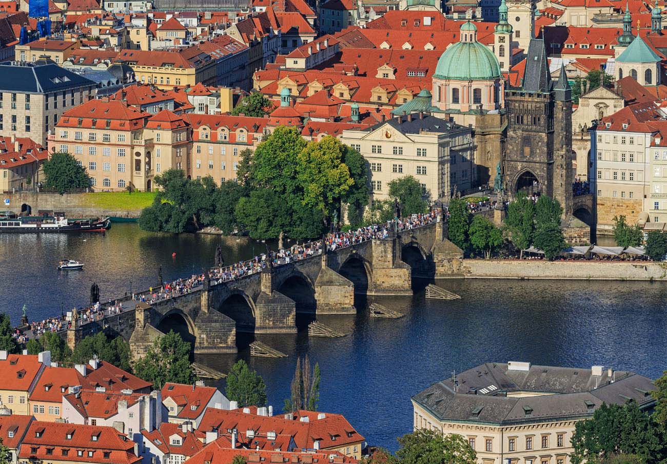 Praha - Most Karola - Architektura średniowiecza i starożytności