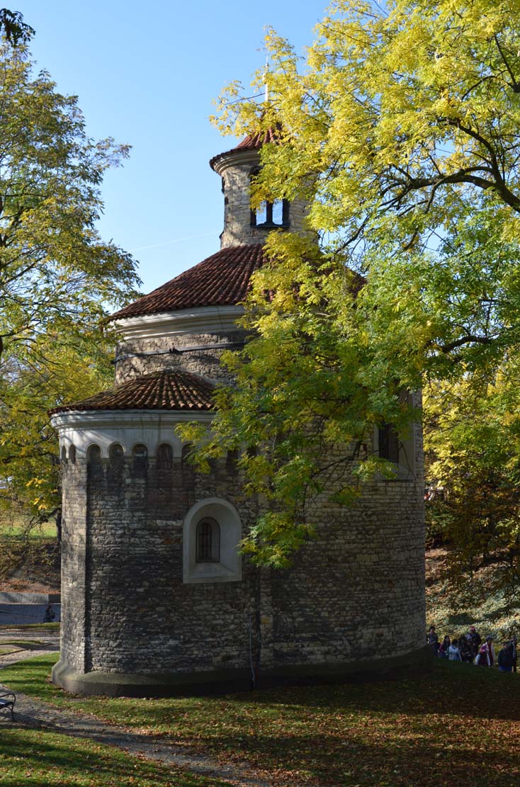 Praha - rotunda św Marcina - Architektura średniowiecza i starożytności