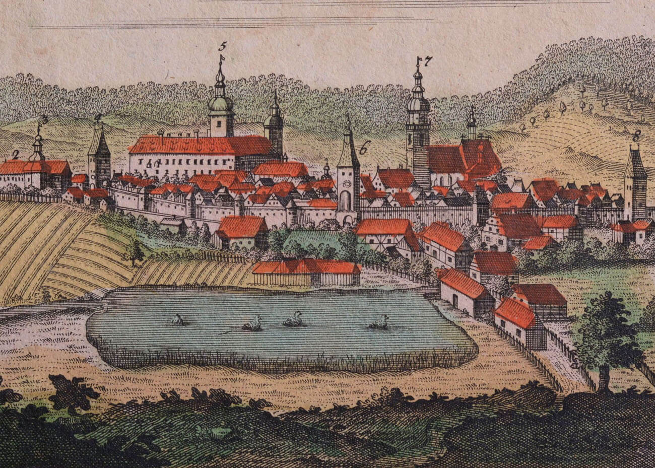 Bruntál - miejski mur obronny i zamek - Architektura średniowiecza i ...