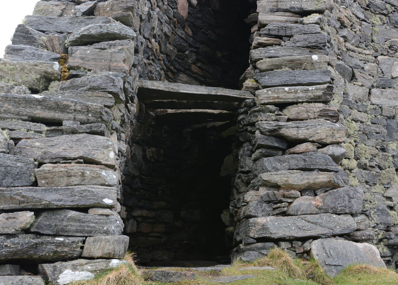 Dun Carloway - broch - Architektura średniowiecza i starożytności