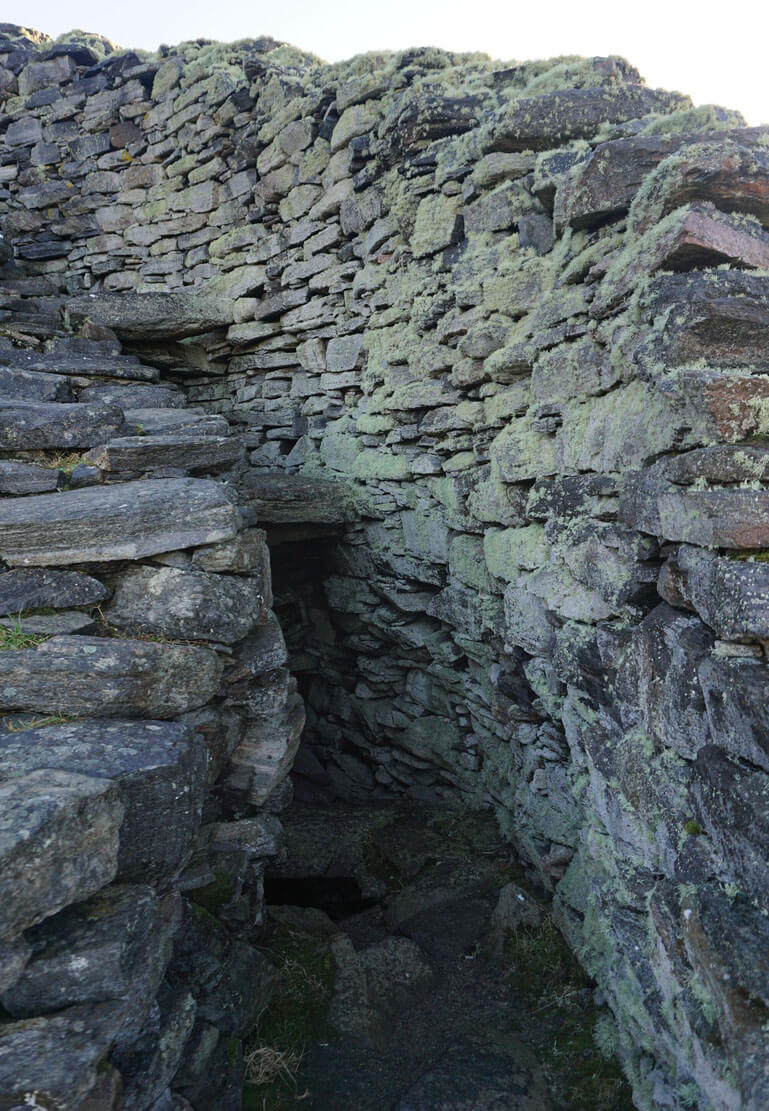 Dun Carloway - broch - Architektura średniowiecza i starożytności