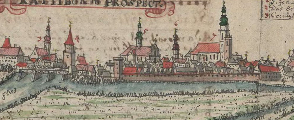 Racibórz - miejski mur obronny - Architektura średniowiecza i starożytności