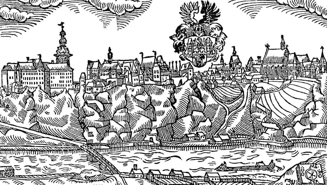 Bechyně - miejskie mury obronne i zamek - Architektura średniowiecza i ...