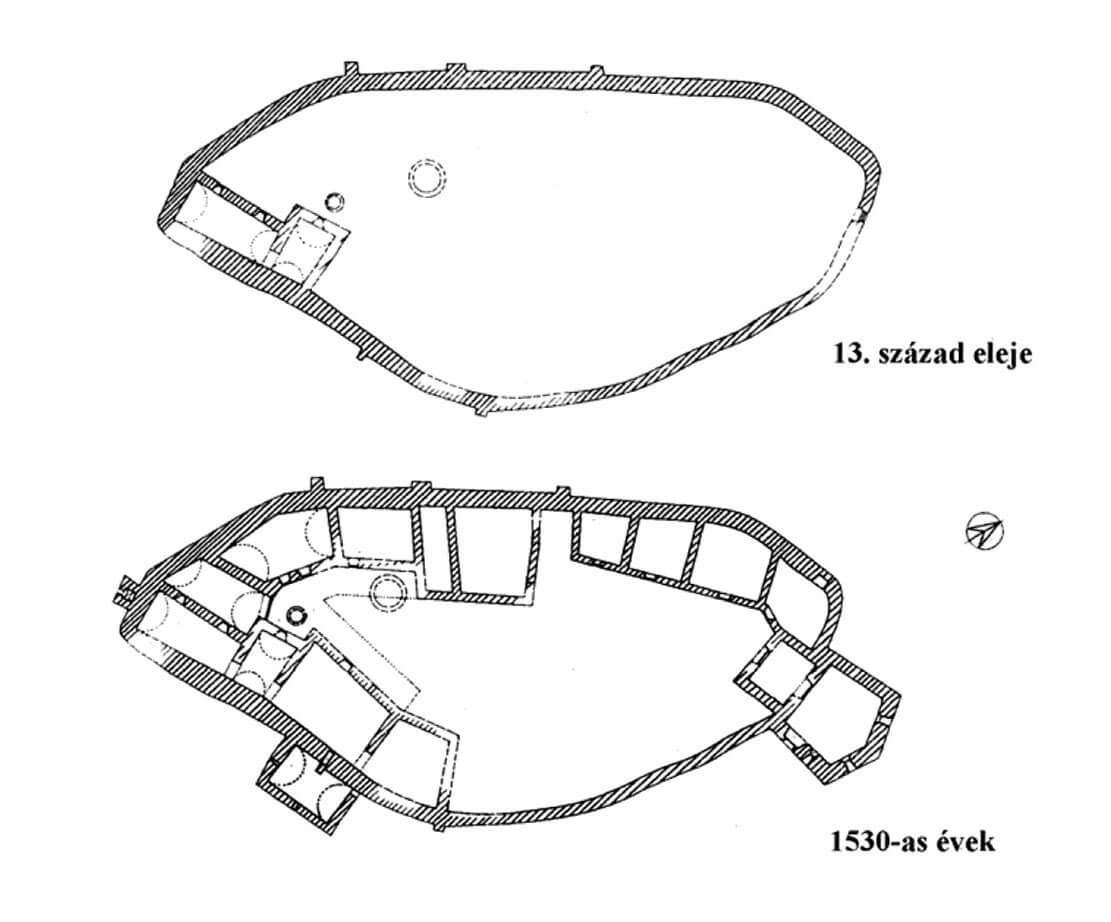 Füzér - zamek - Architektura średniowiecza i starożytności