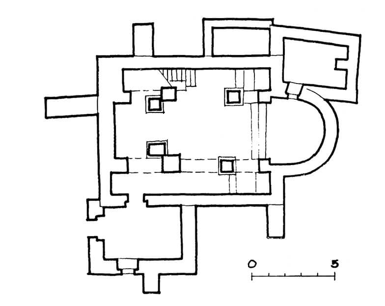 Révfülöp - kościół Ecsér - Architektura średniowiecza i starożytności