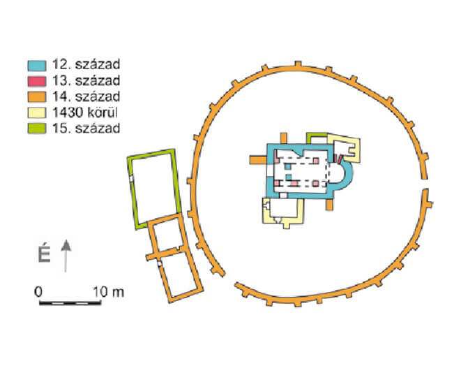 Révfülöp - kościół Ecsér - Architektura średniowiecza i starożytności