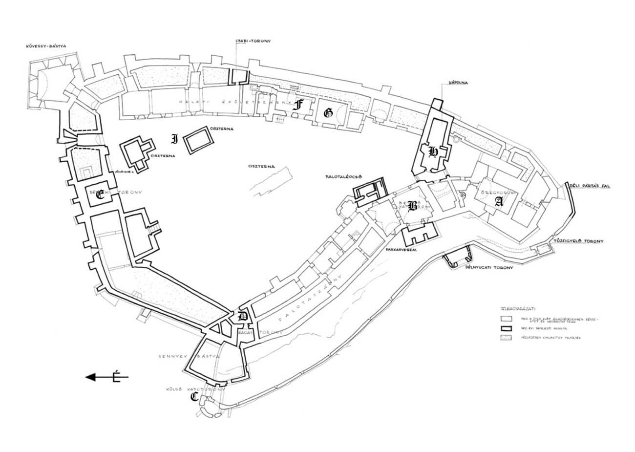 Sümeg - zamek - Architektura średniowiecza i starożytności
