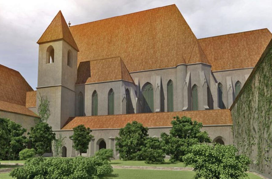 Budapest - klasztor klarysek w Óbudzie - Architektura średniowiecza i ...