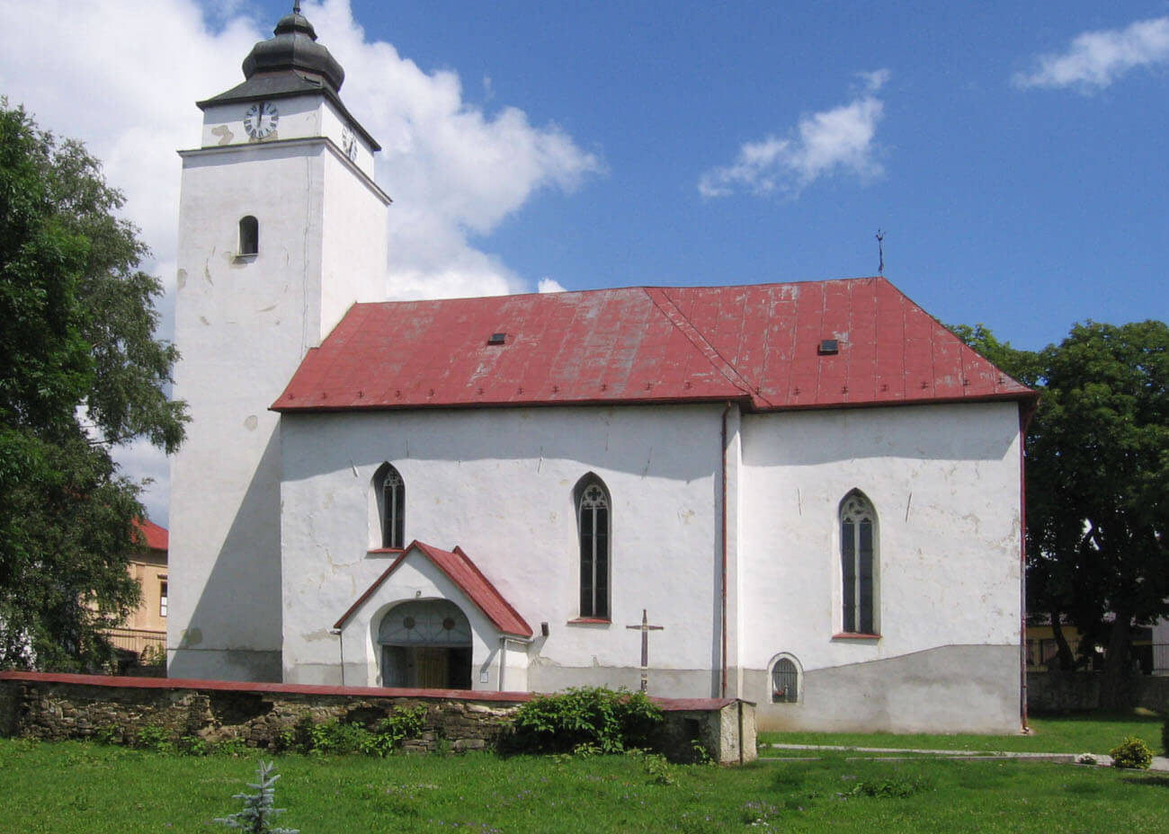 Veľký Slavkov - kościół św Andrzeja - Architektura średniowiecza i ...