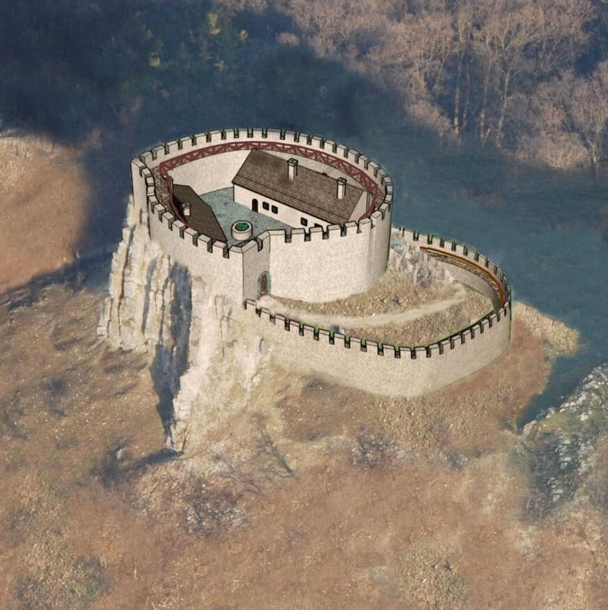 Hrušov - castle - Ancient and medieval architecture