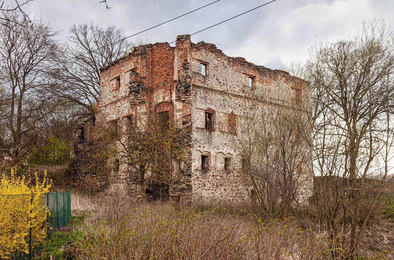 Borów Polski - zamek - Architektura średniowiecza i starożytności