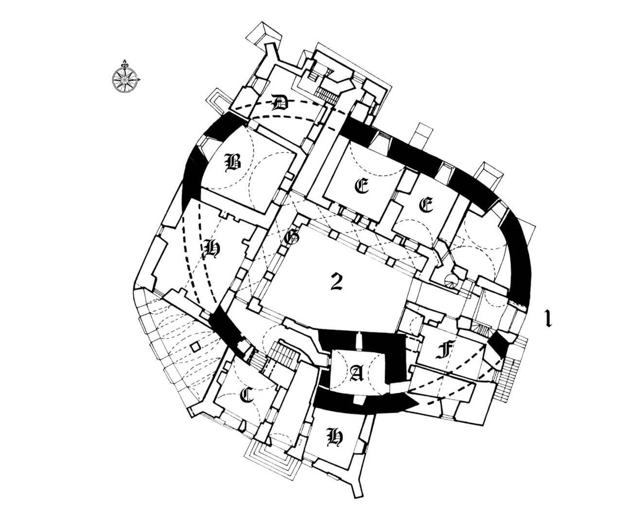 Kurozwęki - castle - Ancient and medieval architecture
