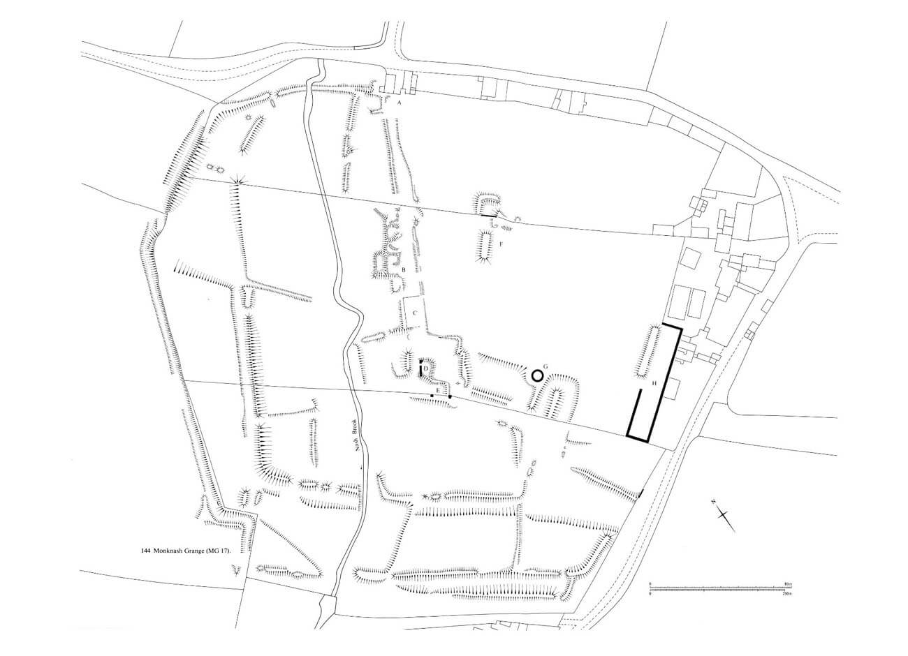 Monknash - grangia klasztorna - Architektura średniowiecza i starożytności